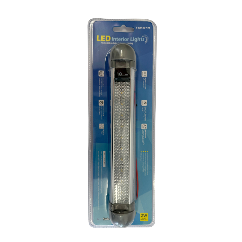 225mm White LED Interior Light With Switch – AOR Shop